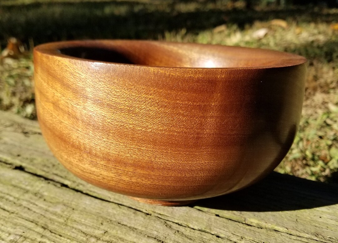 Sapele (african Mahogany) Bowl - Etsy