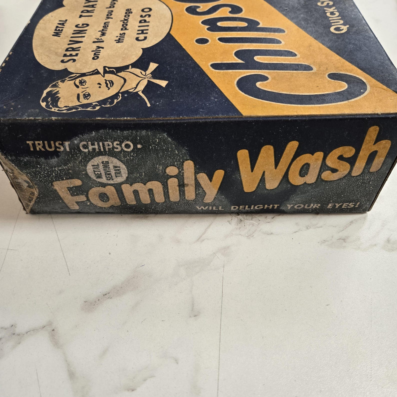 Vintage 1930s Never Opened Chipso Quick Suds in Box - Etsy