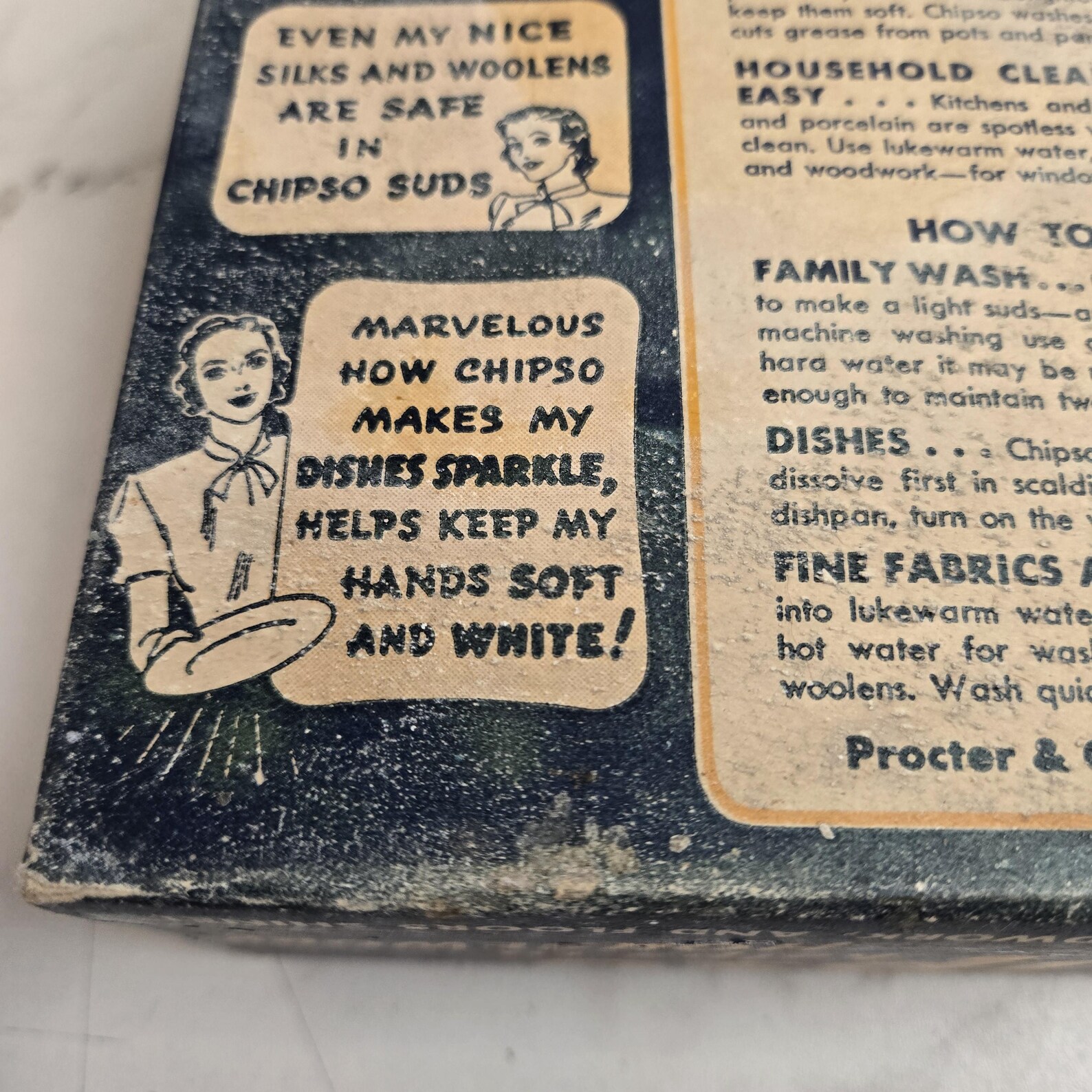 Vintage 1930s Never Opened Chipso Quick Suds in Box - Etsy