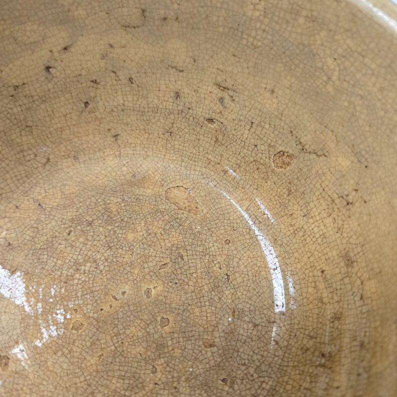 Antique 6" Yellow Ware Bowl - Etsy