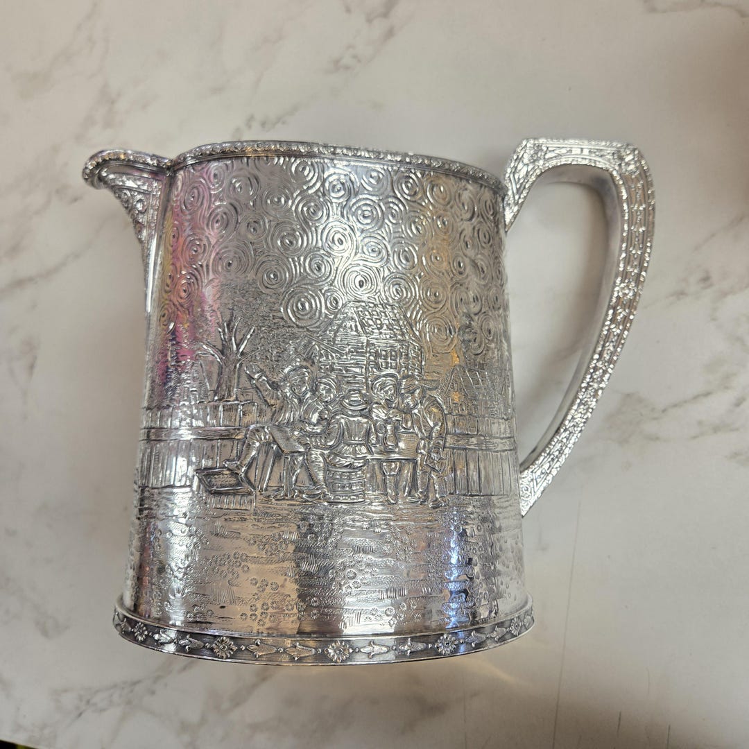 Antique Silverplate Derby S.P. International Water Pitcher - Etsy