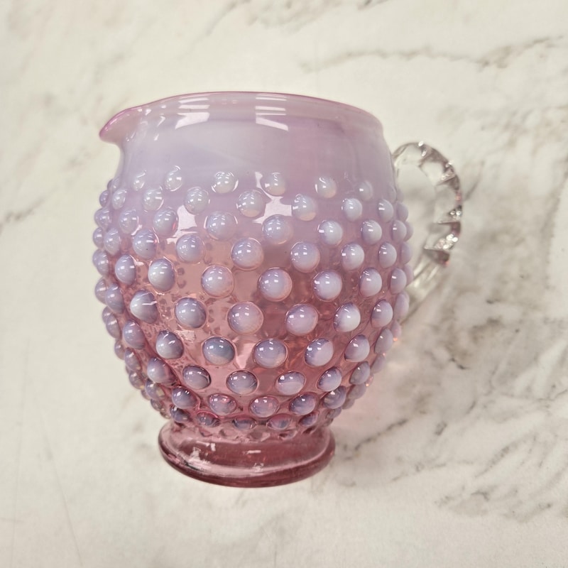 Fenton Uranium Pitcher - Etsy