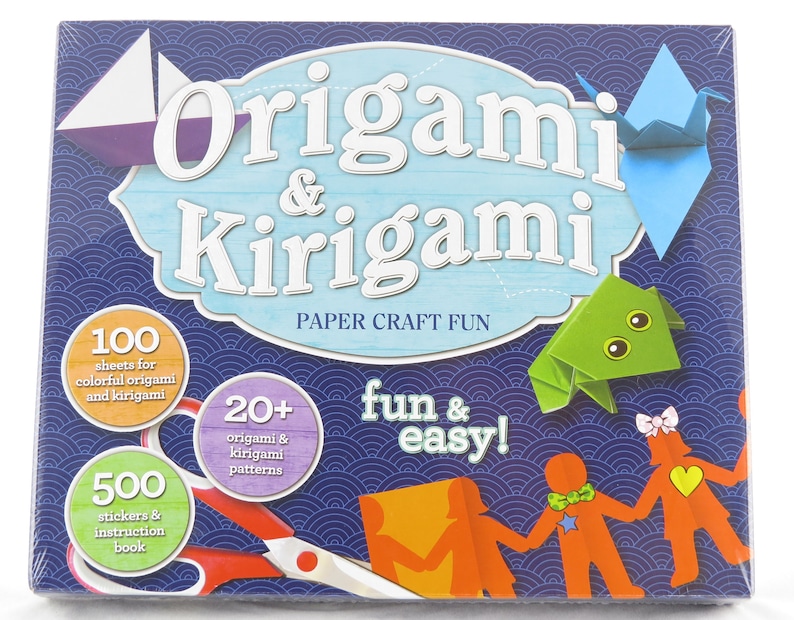 Origami and Kirigami Craft Kit Activity Book Paper Folding Asian ...