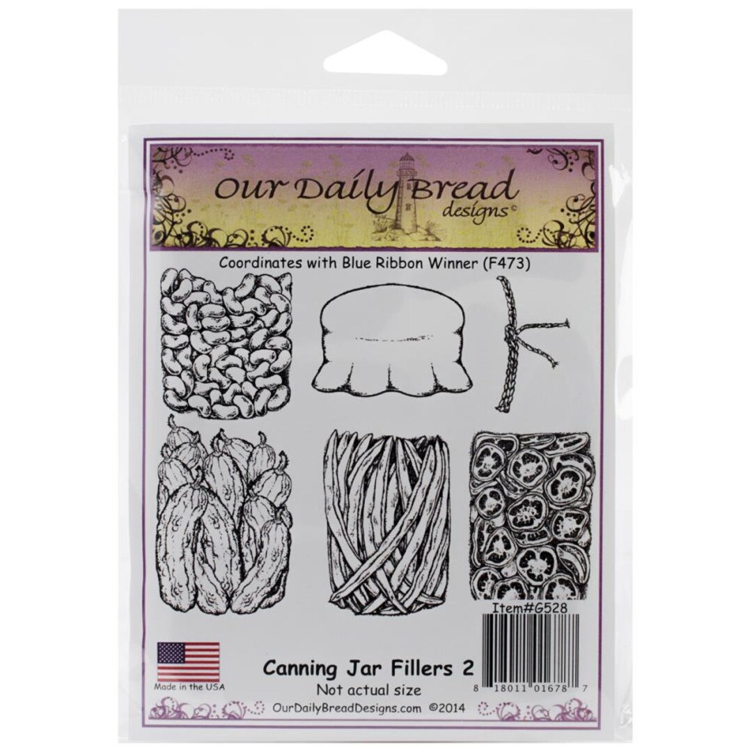 Canning Jar Fillers 2 Cling Stamp Collection Our Daily Bread NEW ...