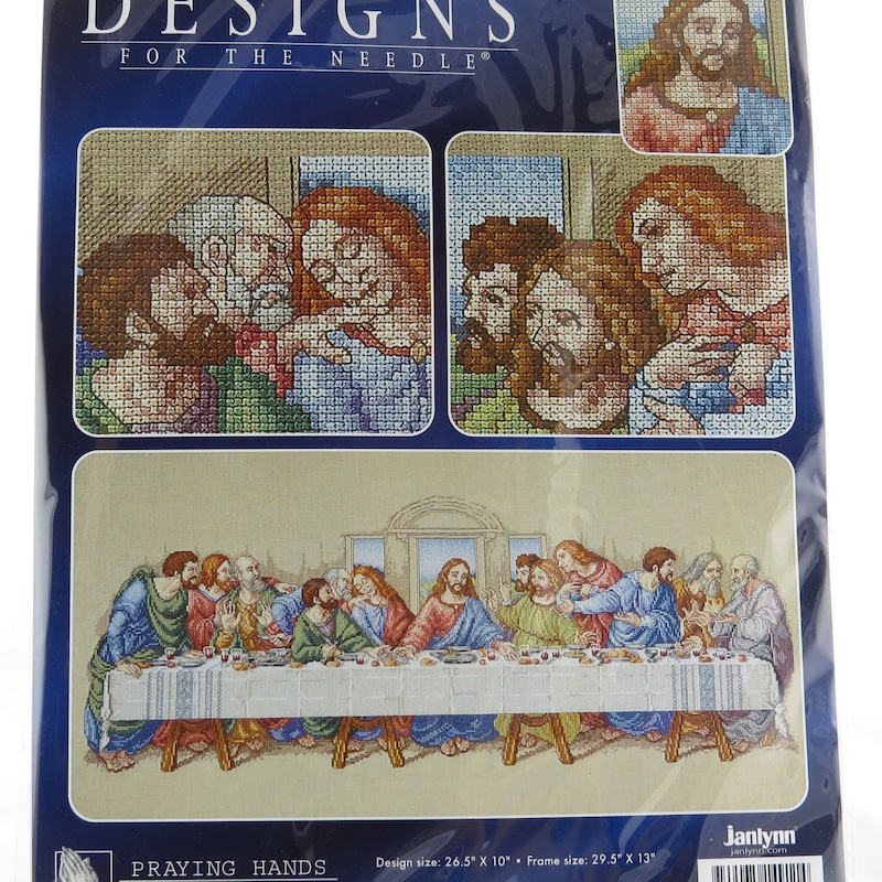 Last Supper Cross Stitch - Etsy