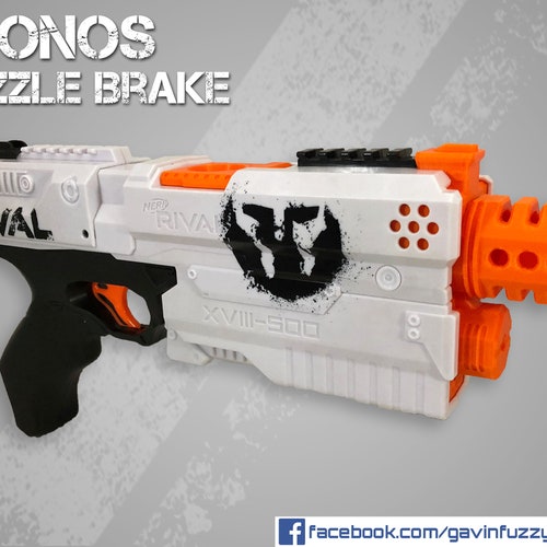 Nerf Rival Kronos XVIII-500 MUZZLE Brake Mod | Etsy