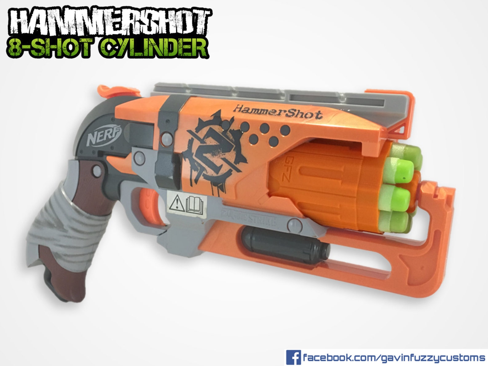 Nerf Hammershot 8-shot Cylinder - Etsy