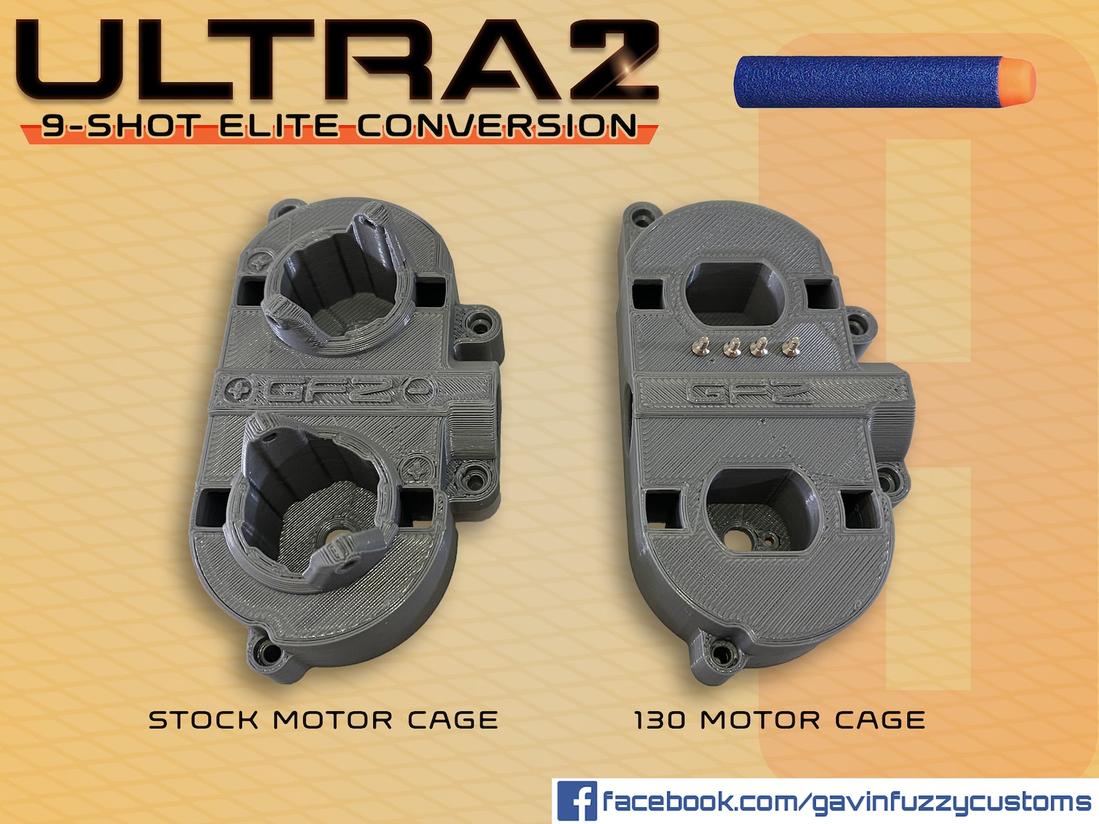 Nerf Ultra 2 9-shot Elite Conversion Kit - Etsy