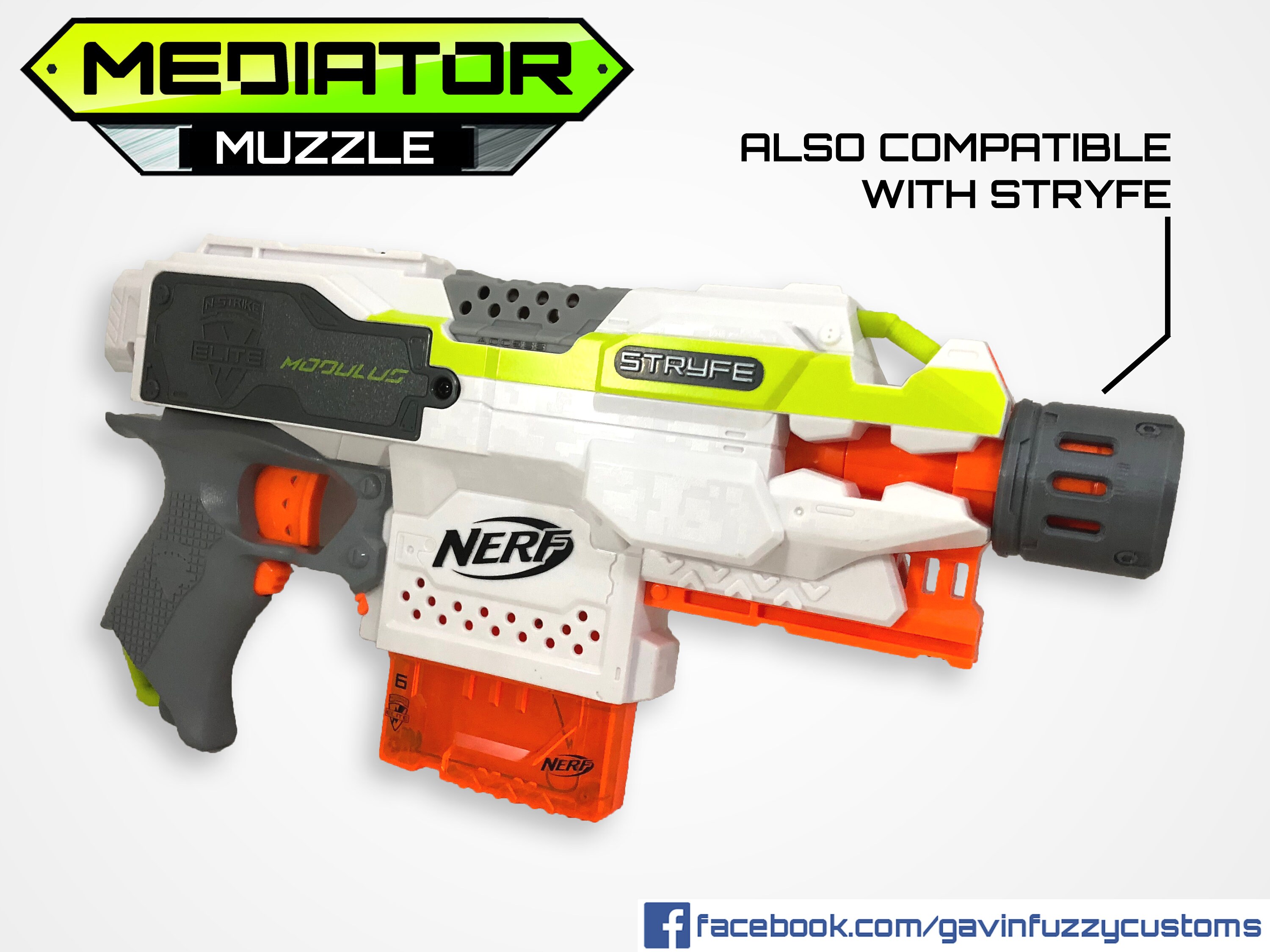 Nerf Mediator Muzzle | Etsy
