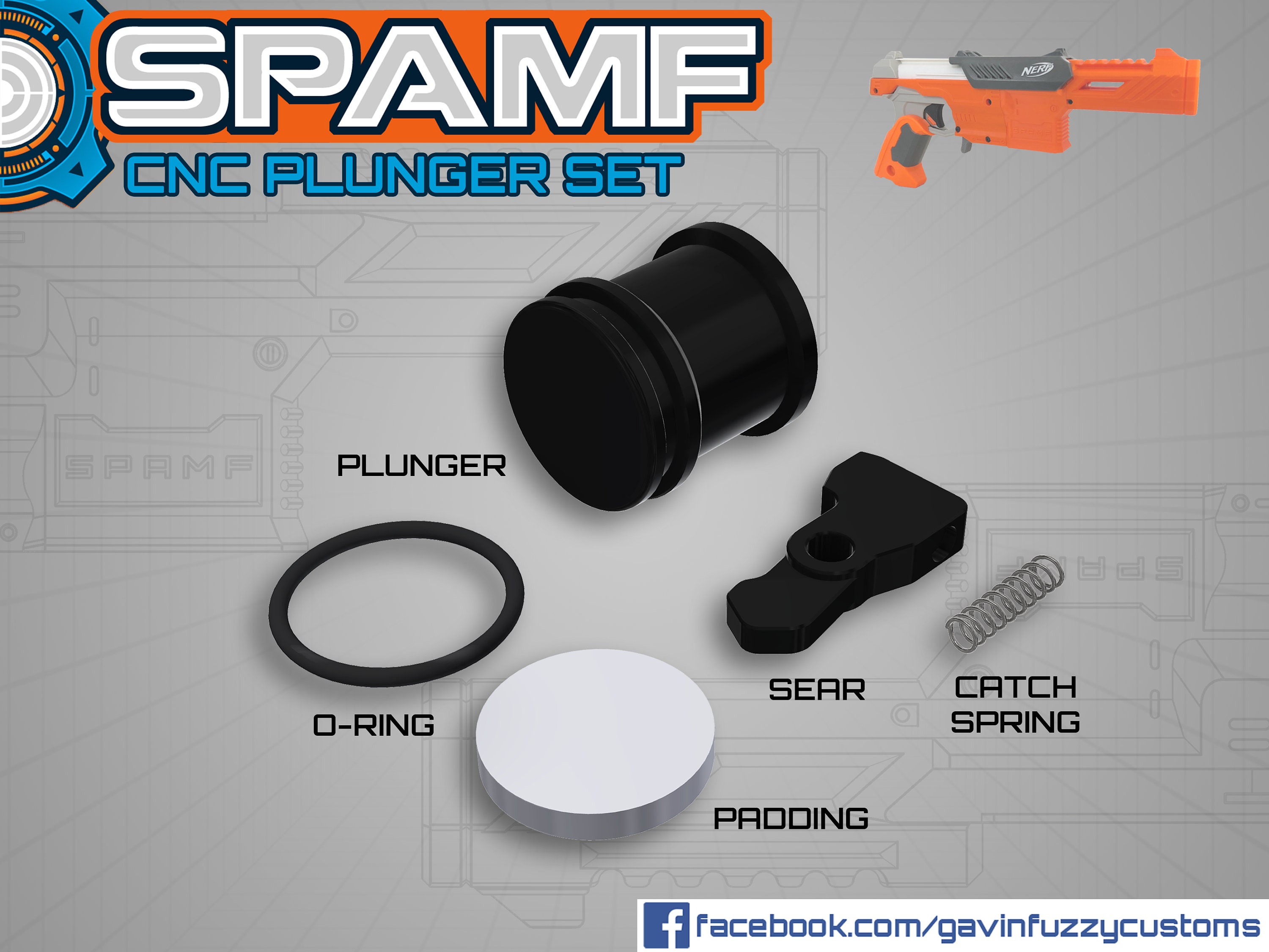 Spamf Cnc Plunger Set Upgrade Etsy