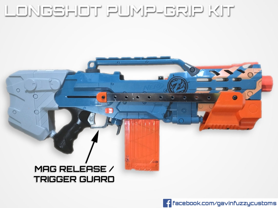 Nerf Longshot Pump Grip Kit - Etsy