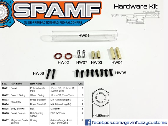 SPAMF Hardware Kit - Etsy