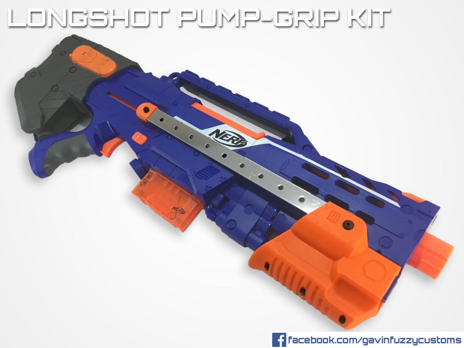 Nerf Longshot Pump Grip Kit - Etsy Canada