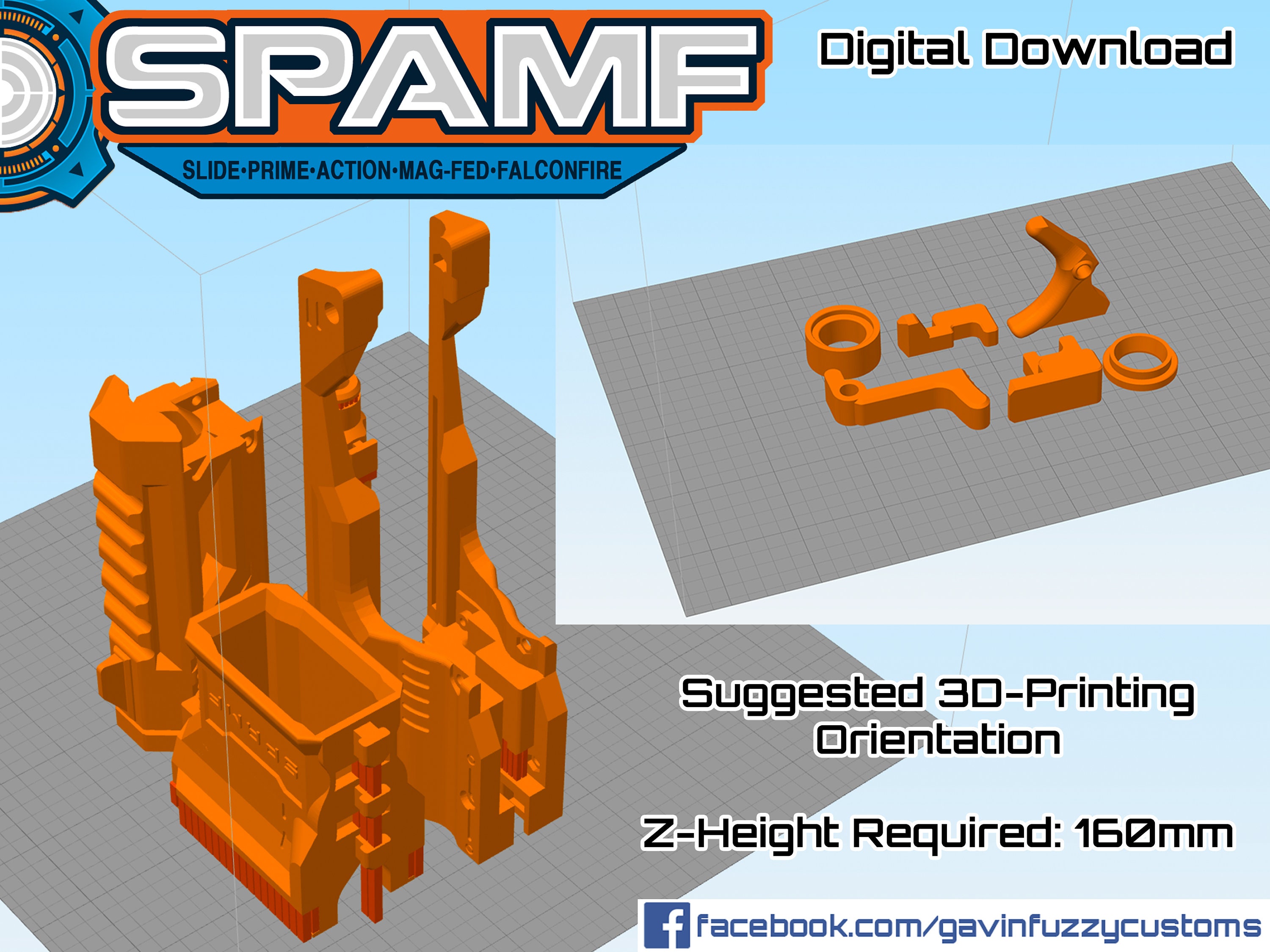 SPAMF FILES digitial .STL - Etsy Australia