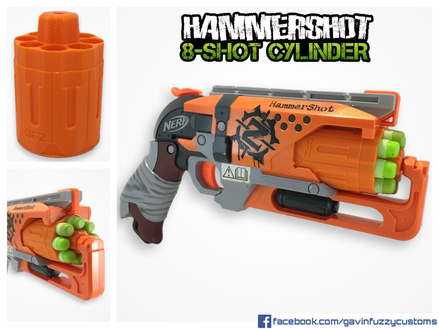 Nerf Zombie Strike Hammershot Blaster (Amazon Exclusive ... Nerf Zombie Strike Hammershot Blaster (Amazon Exclusive ...