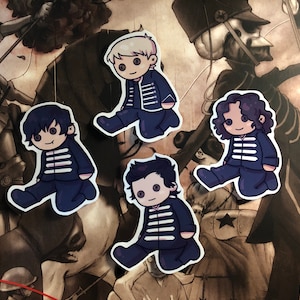 My Chemical Romance MCR Doll Stickers || Original Era Sets (bullets ...