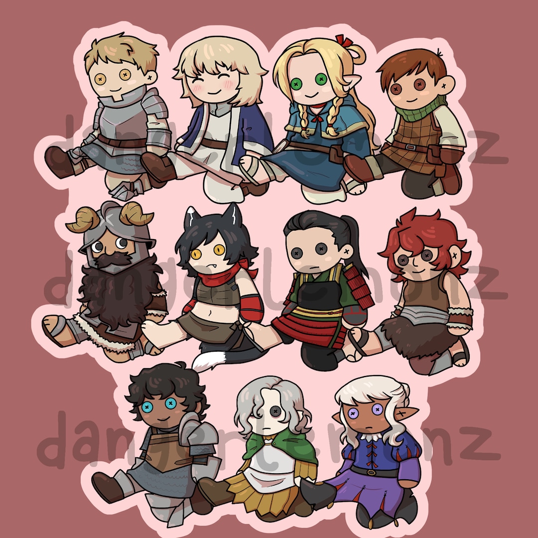 Dungeon Meshi Delicious in Dungeon Vinyl Stickers - Etsy