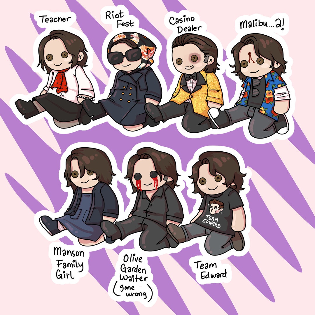 My Chemical Romance MCR Doll Stickers || Gerards Part 2 || Swarm Tour ...