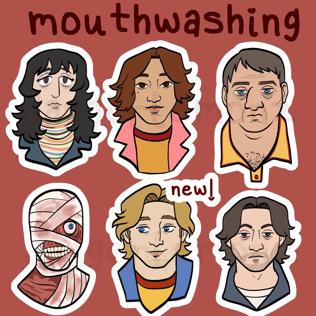 Mouthwashing Horror Game Vinyl Stickers - Etsy