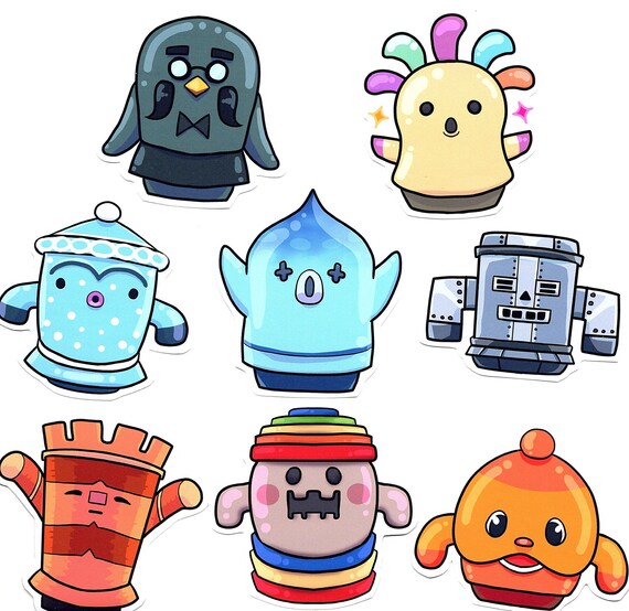 Paper, Party & Kids Papercraft wallopoid gyroids vinyl sticker pack ∣ ...