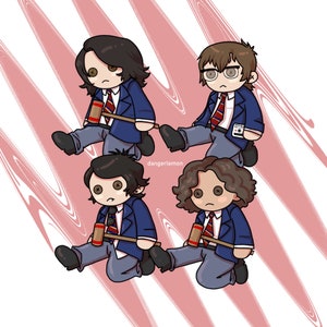 My Chemical Romance MCR Doll Stickers || Original Era Sets (bullets ...