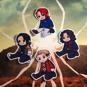 My Chemical Romance MCR Doll Stickers || Original Era Sets (bullets ...