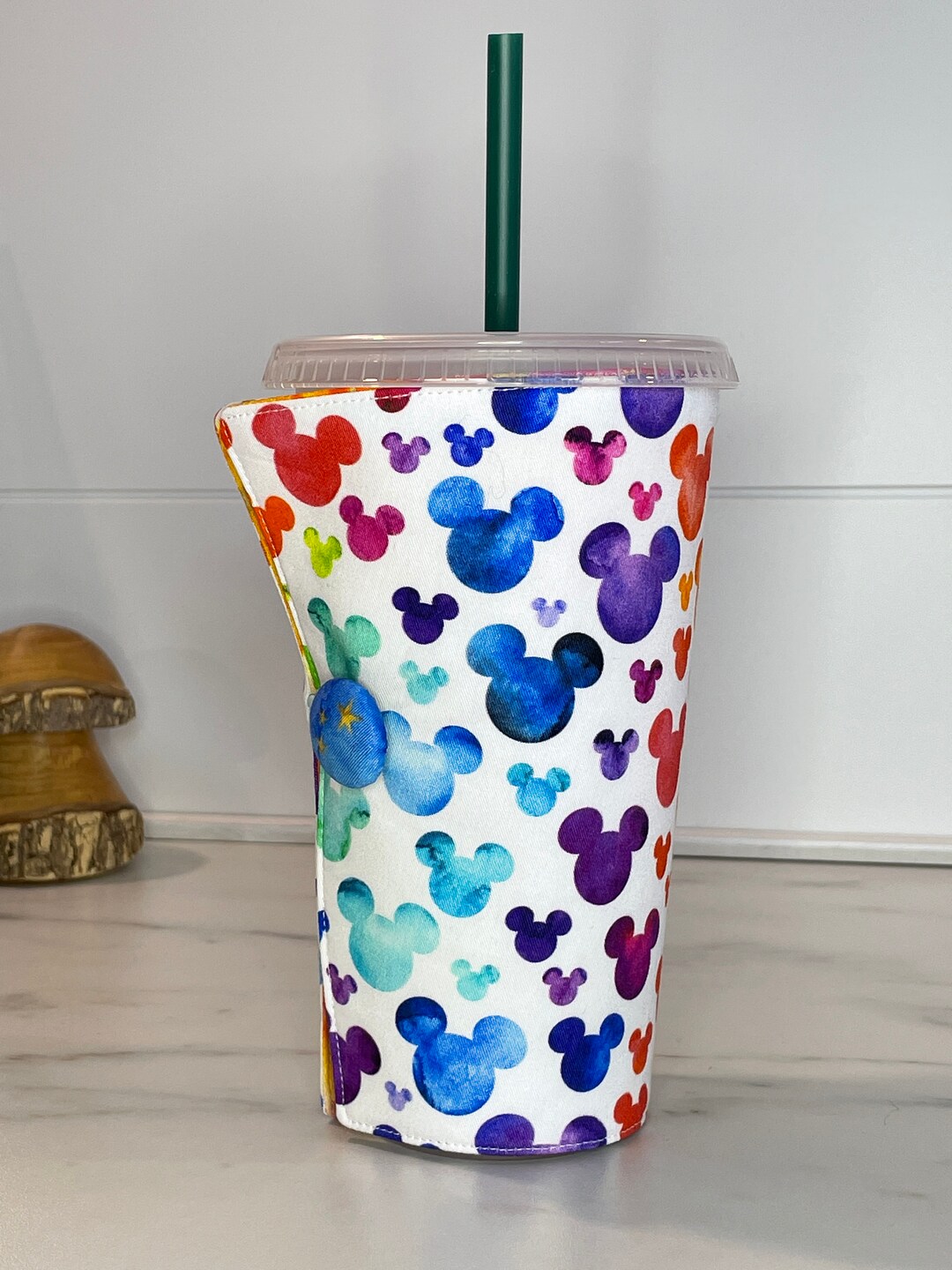 Venti SB Reusable Cup Size - Fabric Cup Cozy – Colorful Mouse Print ...