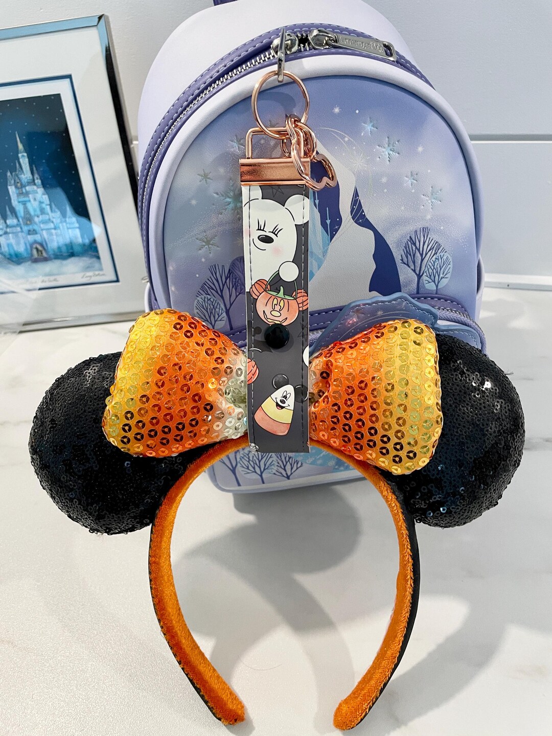 Ear Holder / Mouse Ear Holder / Backpack Ear Holder / Ear Key Fob ...