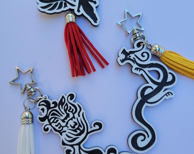 Tokyo Revengers Inspired Keychain | Tattoo Charm | Draken Charm ...