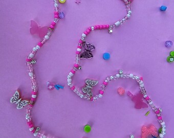 Rainbow "party" Belly Chain | Rainbow Kandi Belt | Decora Kei | Music ...