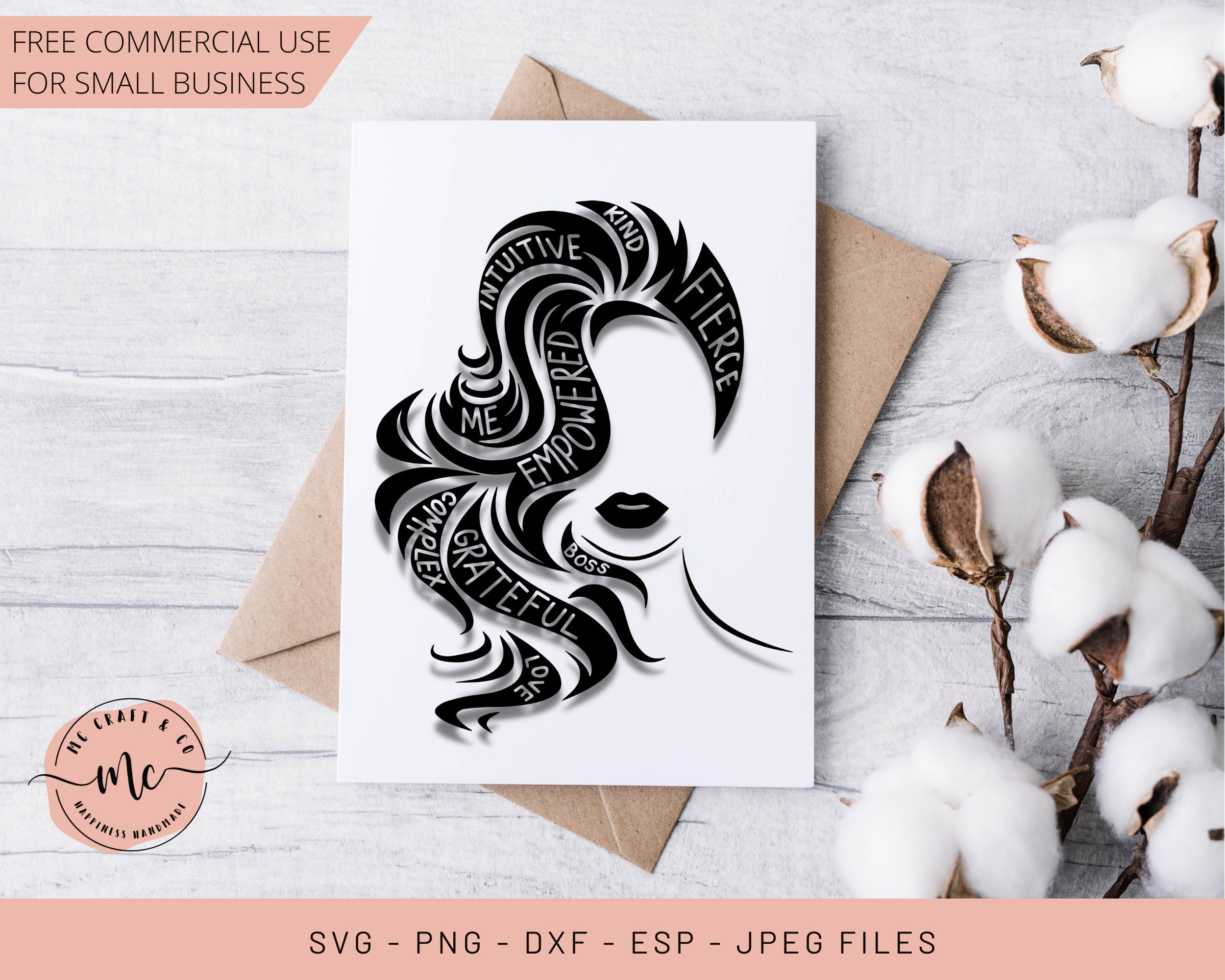 Mujer empoderada SVG Empoderamiento de la mujer svg feroz | Etsy