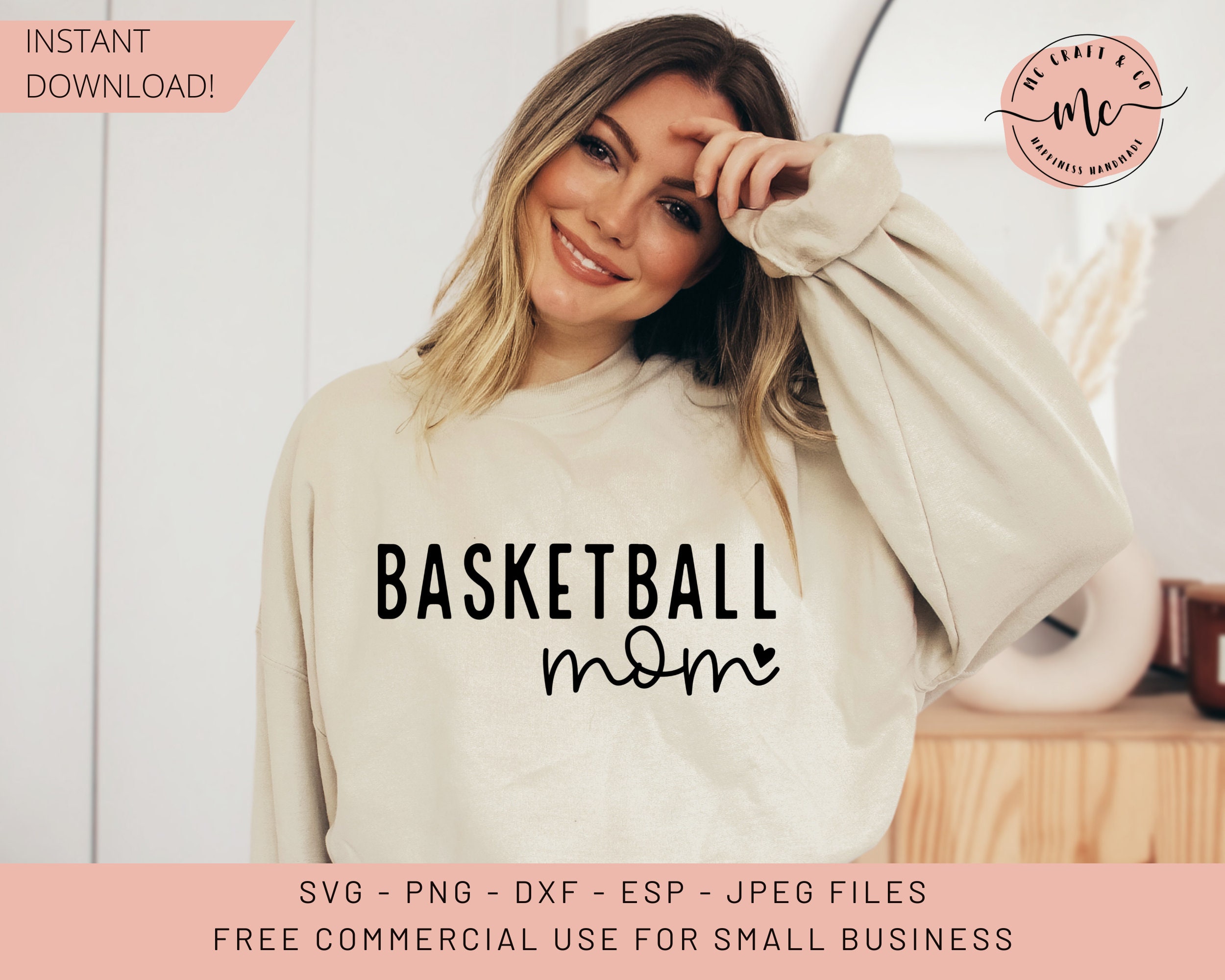 Basketball Mom SVG PNG, Basketball Svg, Game Day Svg, Hoops, Sports SVG ...