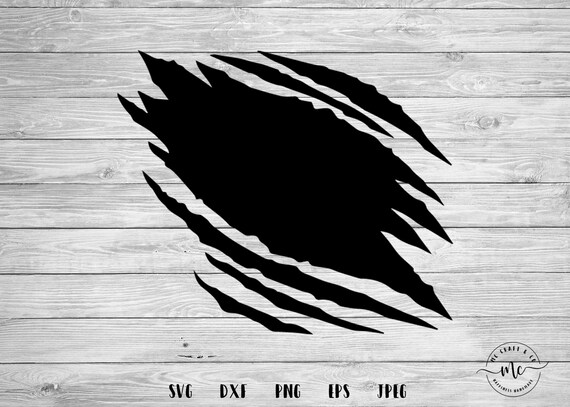 Ripped Shirt Ripped Scratches svg Rips Teared Shirt | Etsy