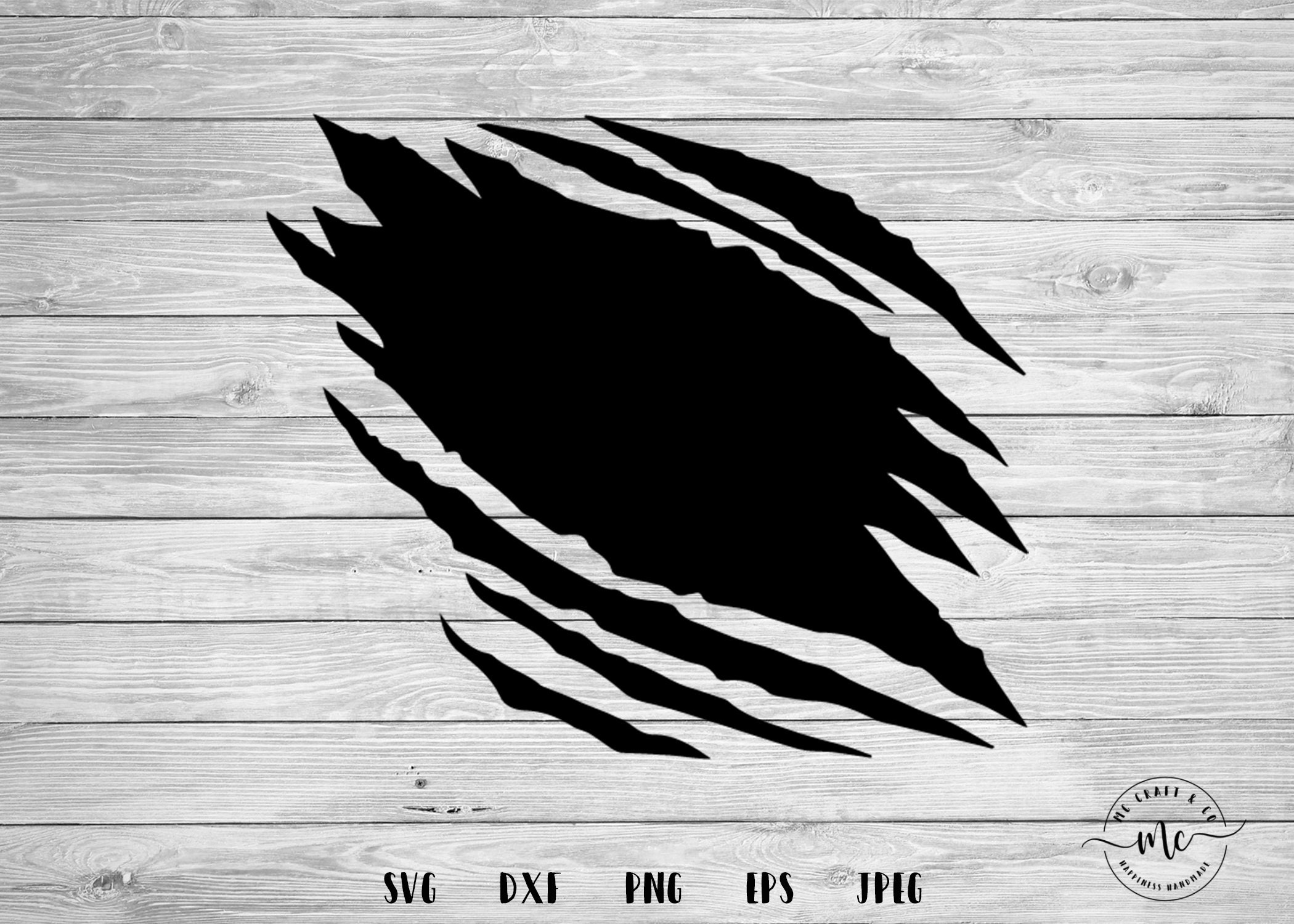 Ripped Shirt Ripped Scratches svg Rips Teared Shirt | Etsy