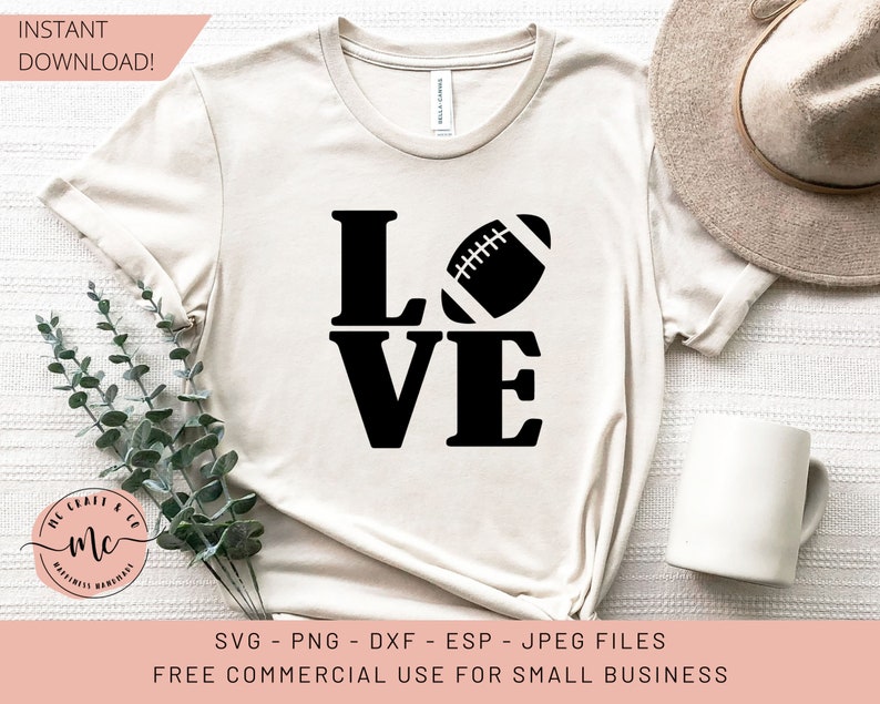 Football Love Svg Love Svg Football SVG Football Mom - Etsy