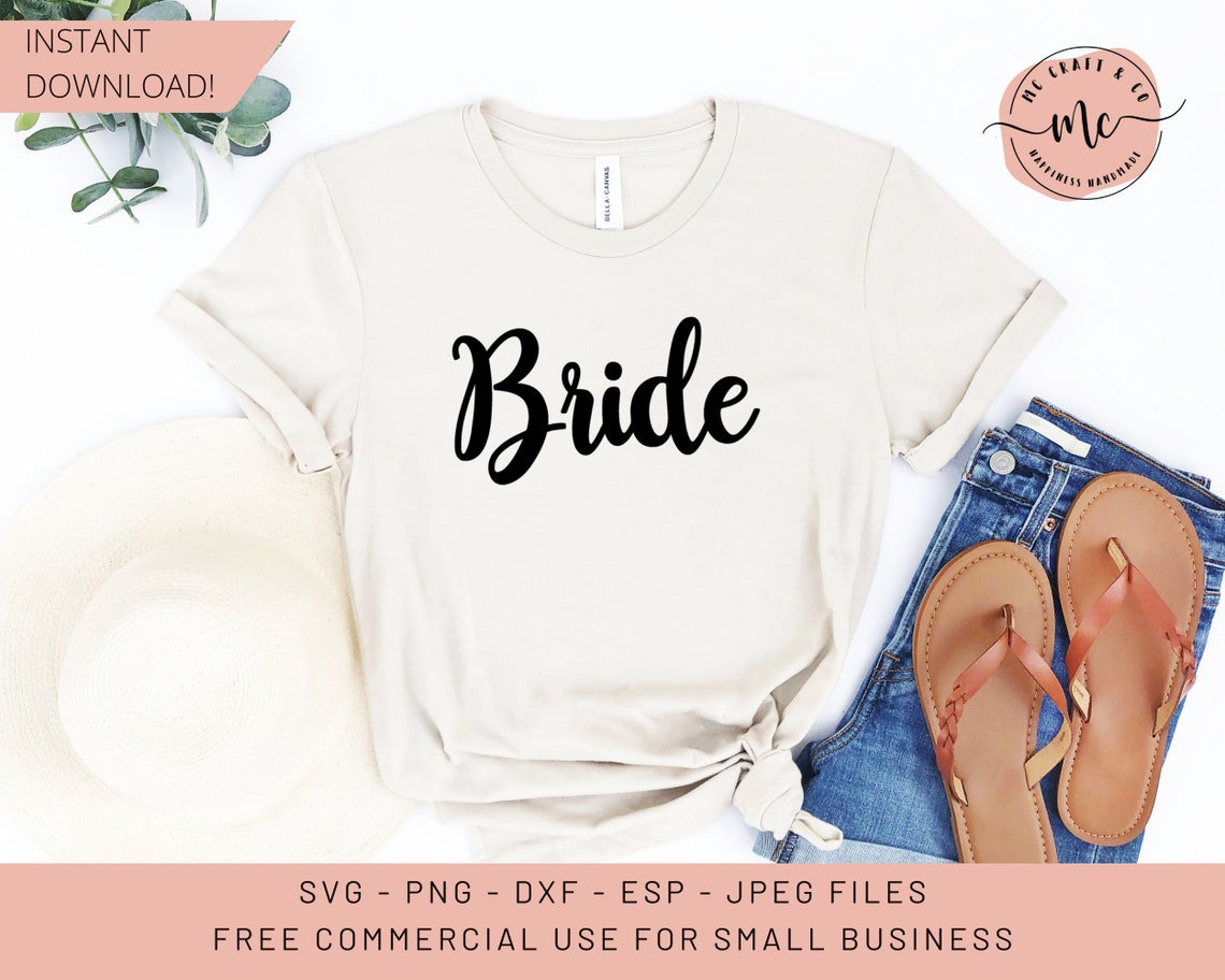 Bride SVG Bride Cut File Wedding Wedding Cut Files Bridal - Etsy