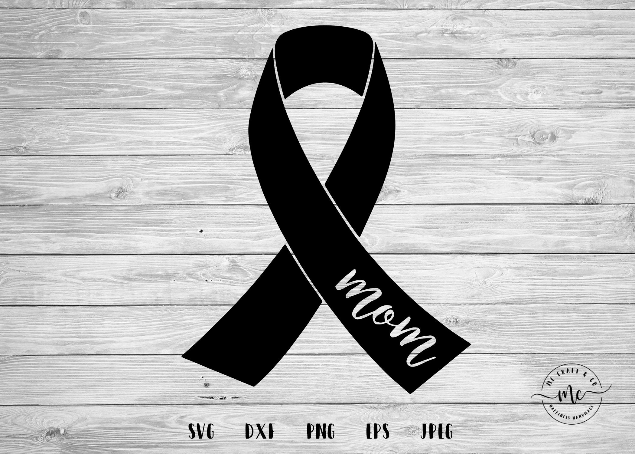 MOM Awareness Ribbon svg Mom Ribbon SVG Awareness SVG svg | Etsy