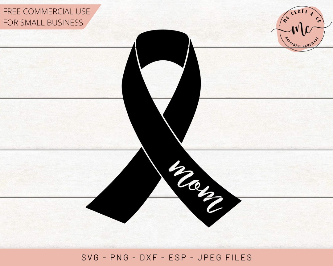 MOM Awareness Ribbon Svg, Mom Ribbon SVG, Awareness SVG, Svg Dxf Png ...