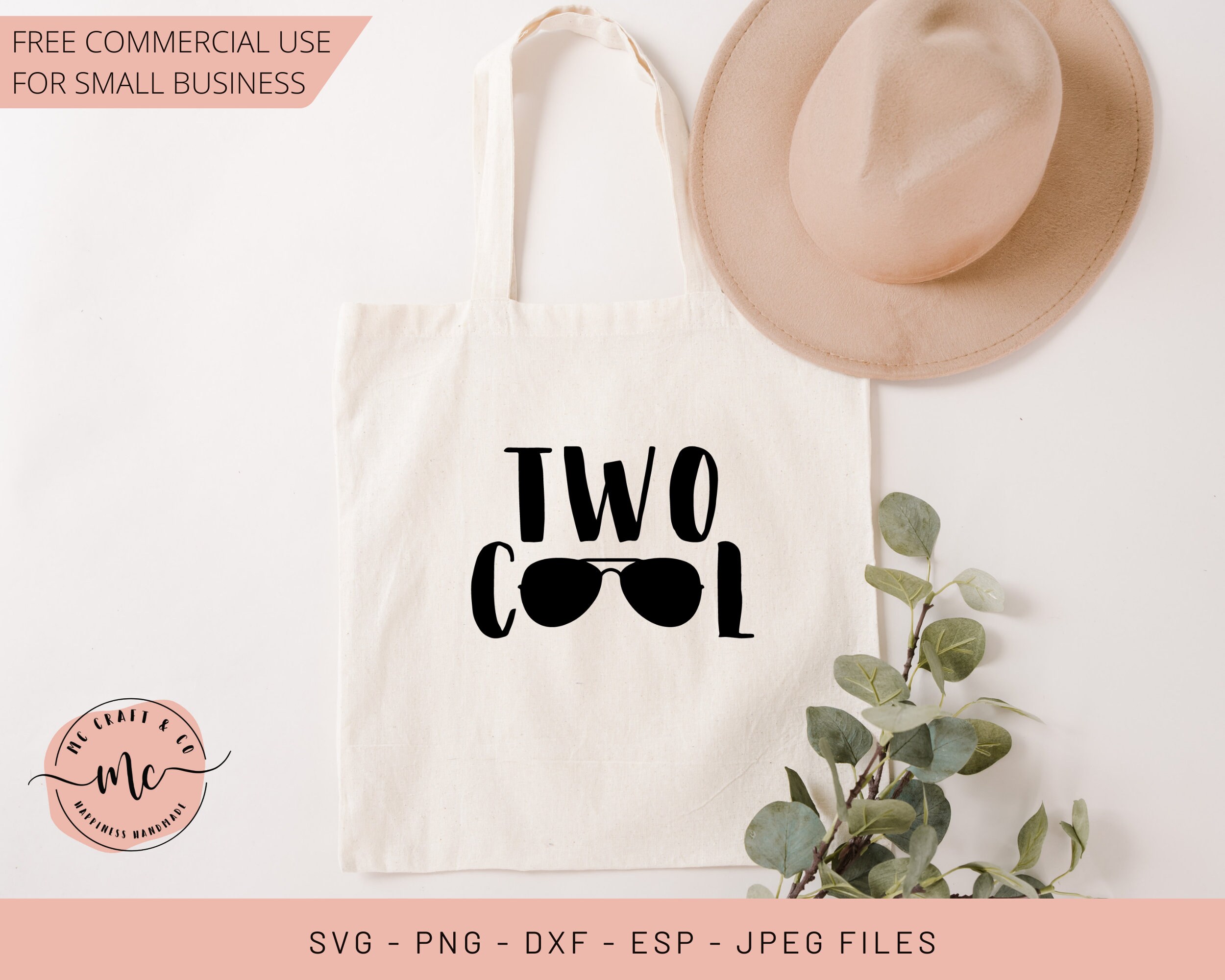 Two Cool Svg 2 Birthday Second Birthday Two Years Old - Etsy