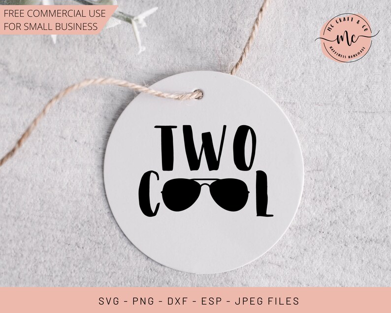 Two Cool Svg 2 Birthday Second Birthday Two Years Old - Etsy
