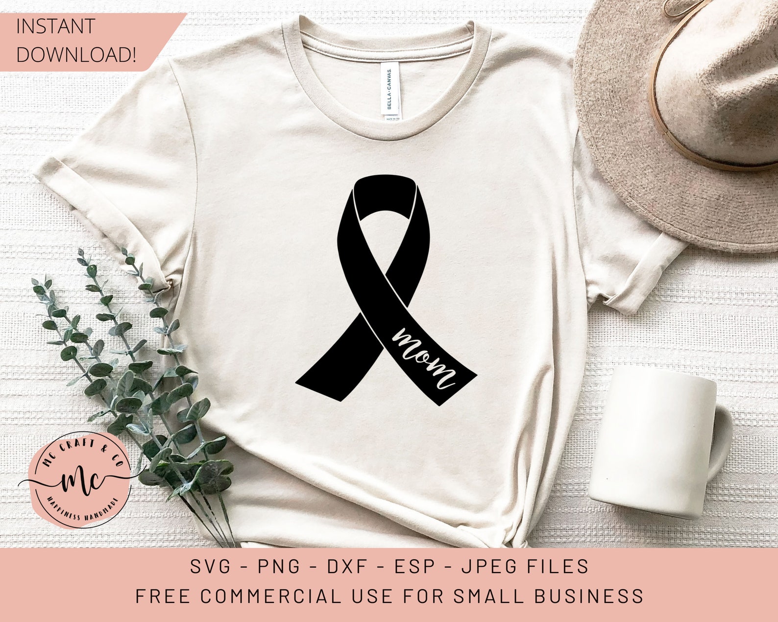 MOM Awareness Ribbon Svg Mom Ribbon SVG Awareness SVG Svg - Etsy