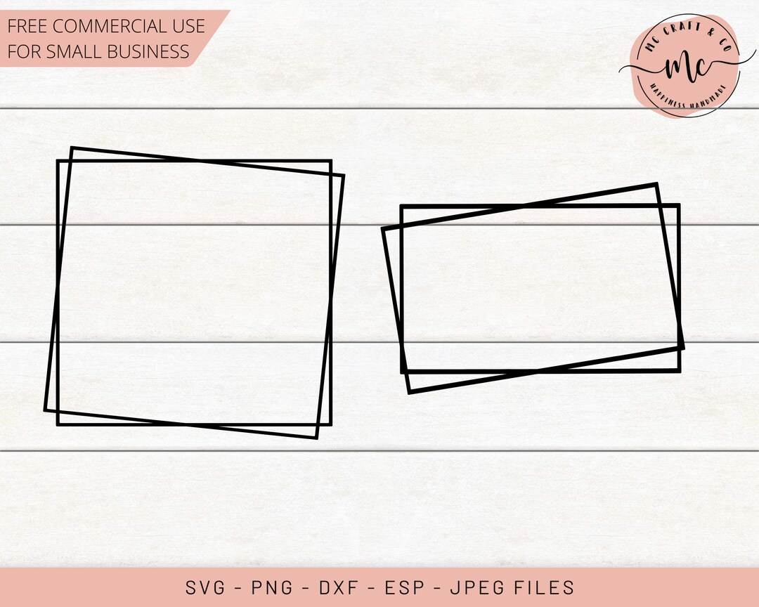 Square Frame Svg, Rectangle Frame Svg, Square Svg, Geometric Square SVG ...