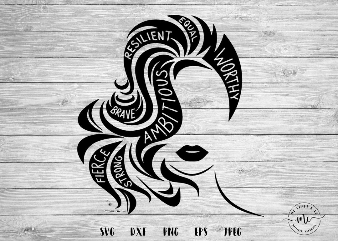 AMBITIOUS SVG, Women Empowerment Svg, Fierce Svg, Girl Power, Strong ...