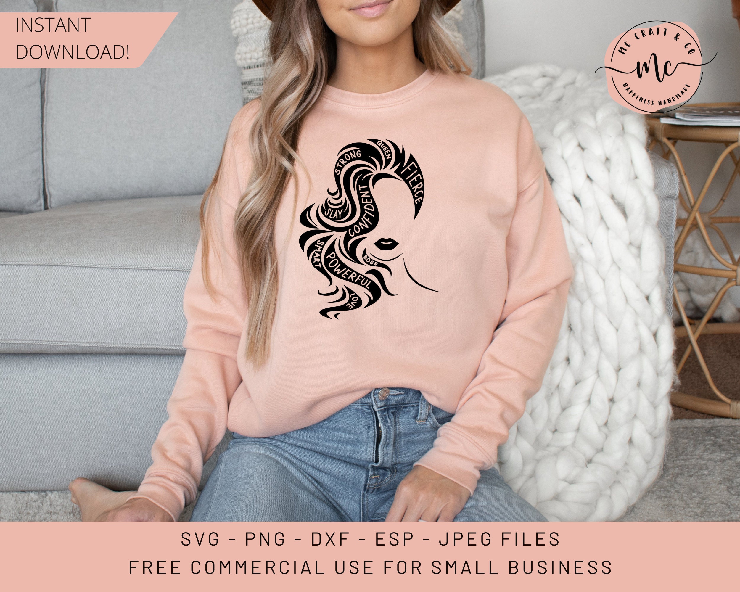 Woman SVG Women Empowerment Svg Girl Boss Feminist Fierce - Etsy