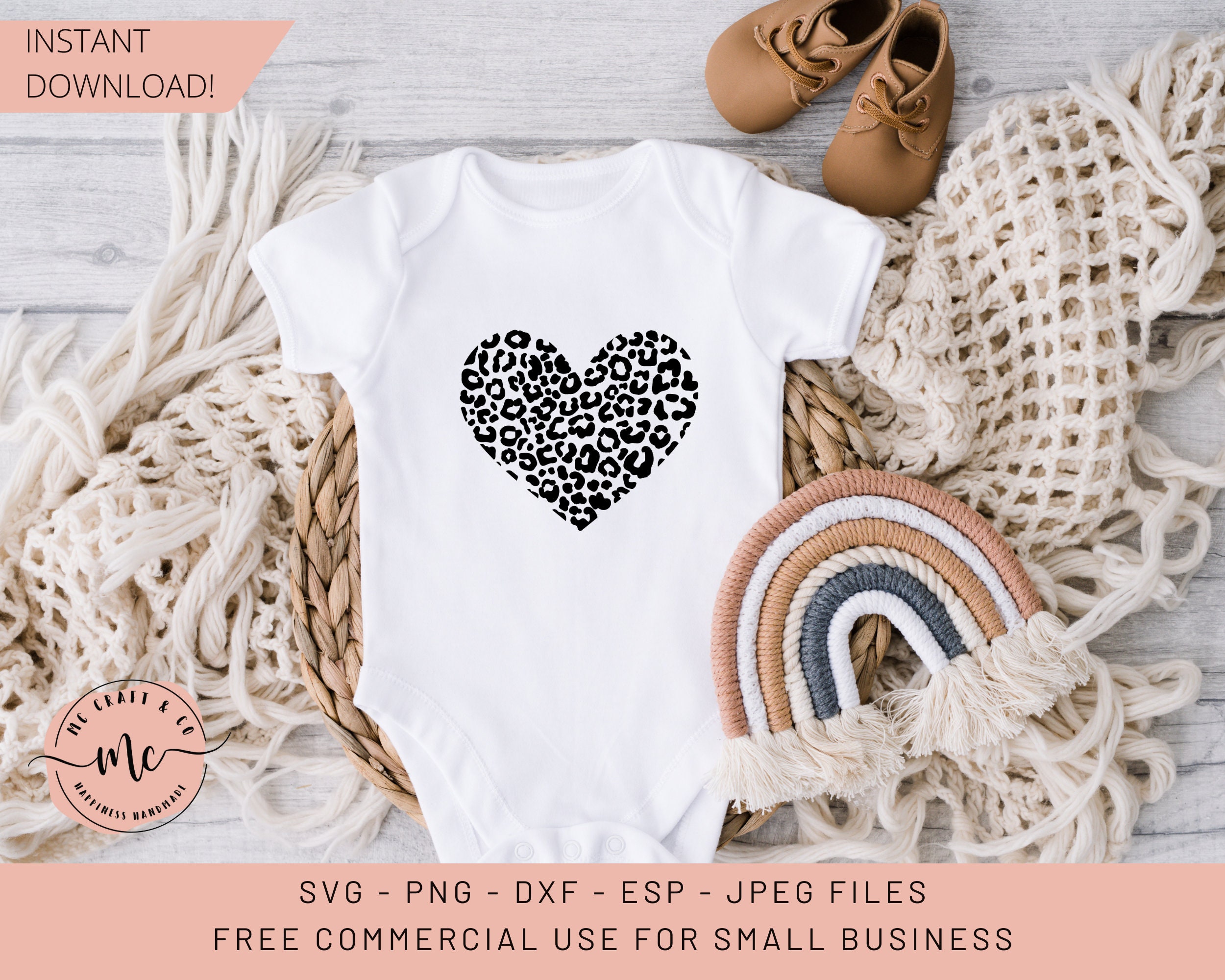 Cheetah Heart Leopard Heart Cheetah Print Leopard Print | Etsy