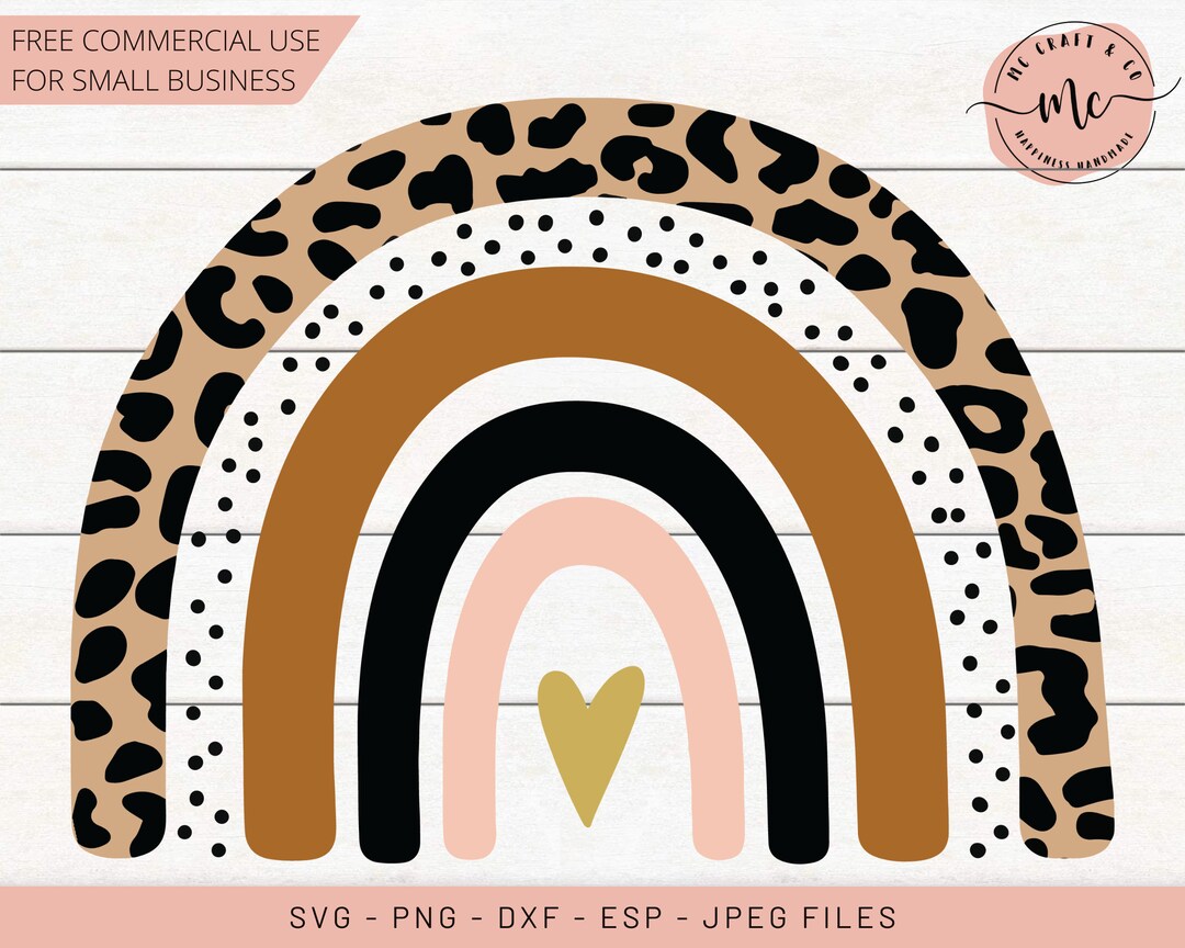 Leopard Rainbow, Leopard Print, Leopard Svg, Rainbow Svg, Cheetah ...