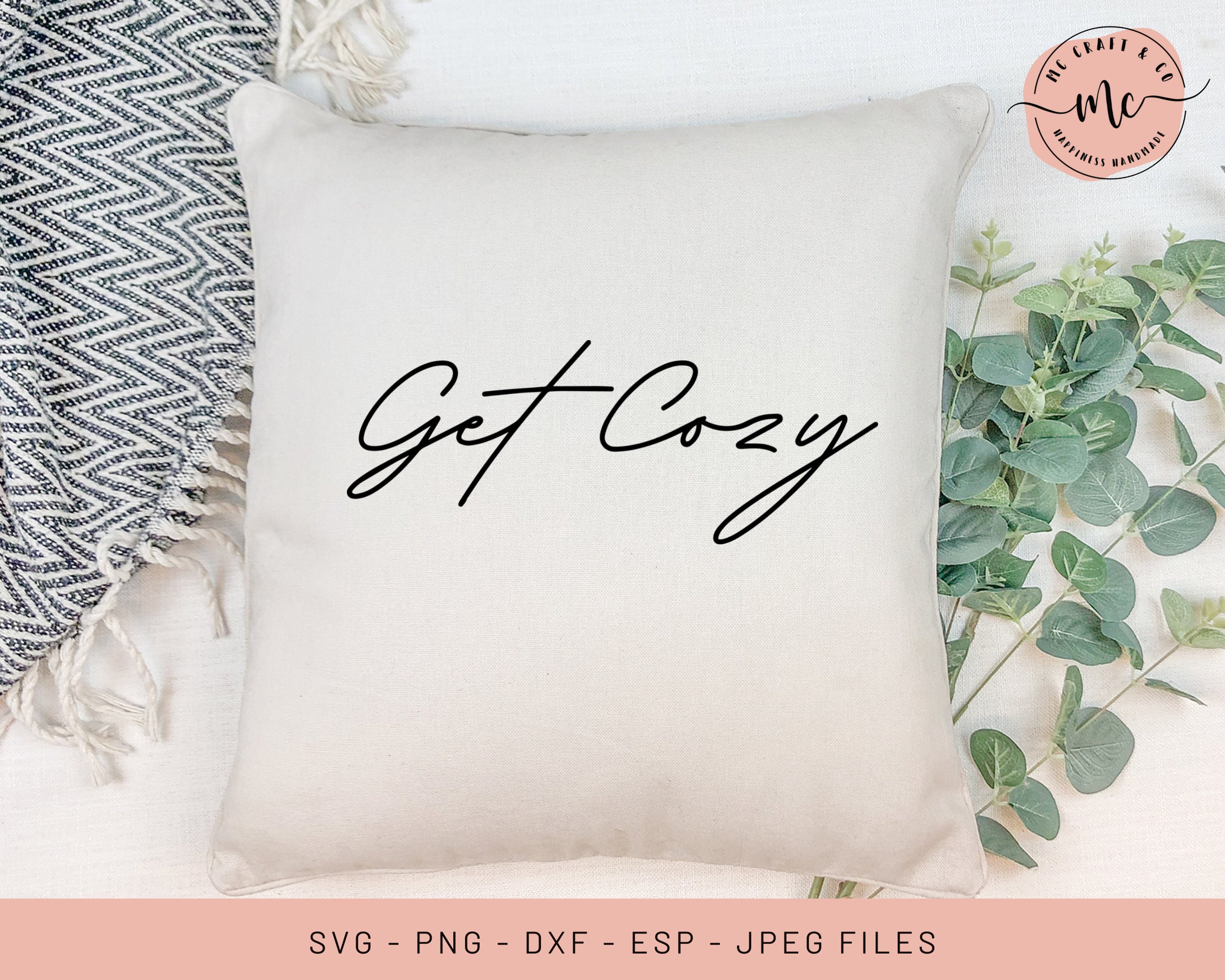 Get Cozy SVG PNG Winter SVG Cozy Season Stay Home Winter | Etsy