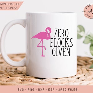 Zero Flocks Given SVG, Flamingo Svg, Summer Svg, Flock, Flamingo ...