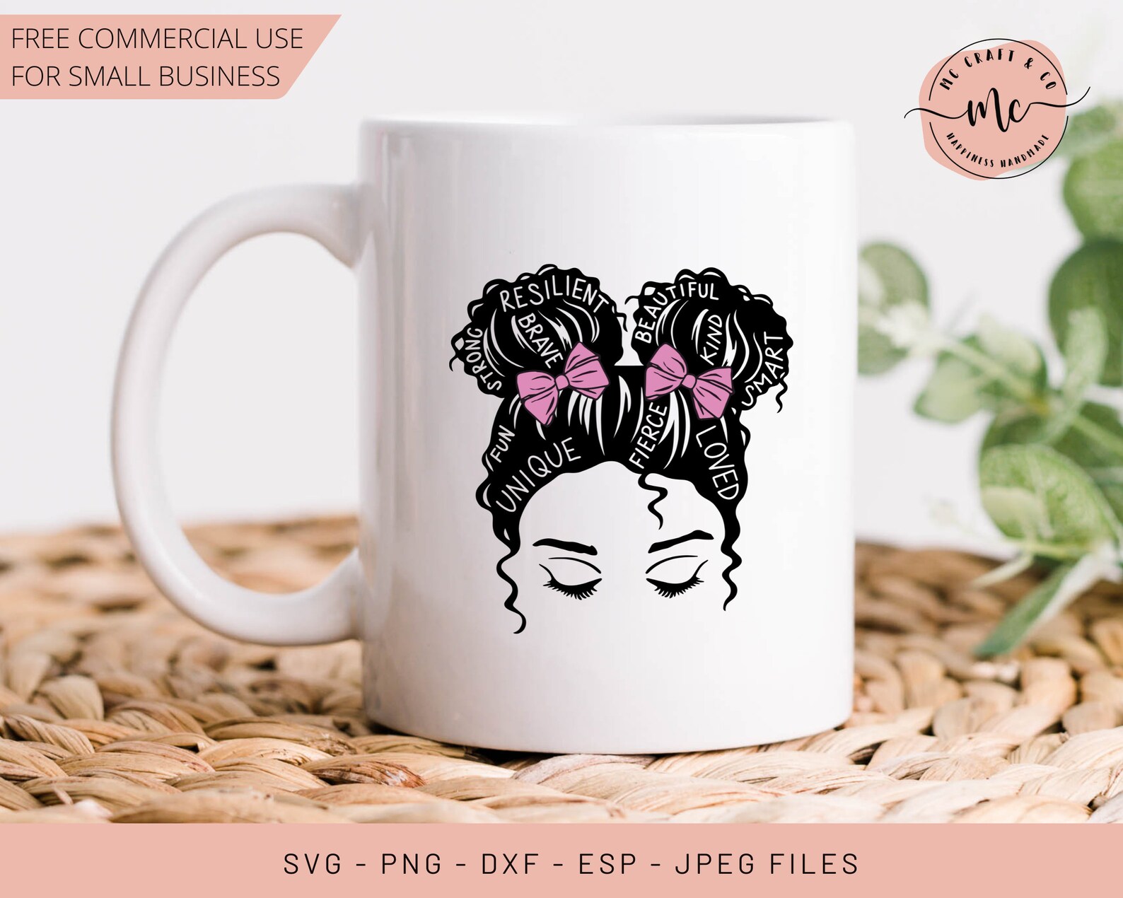 Fierce Girl Girl Silhouette Unique Svg Png She is Loved | Etsy