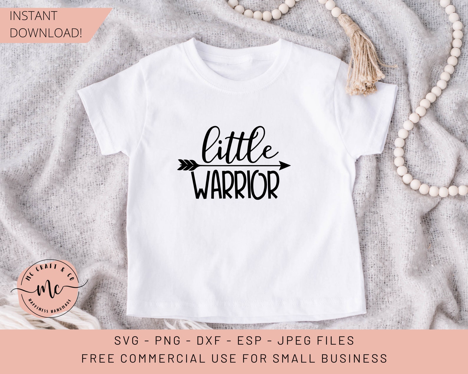 Little Warrior SVG, Little Warrior, Onesie Design, Onesie Quote, Baby ...